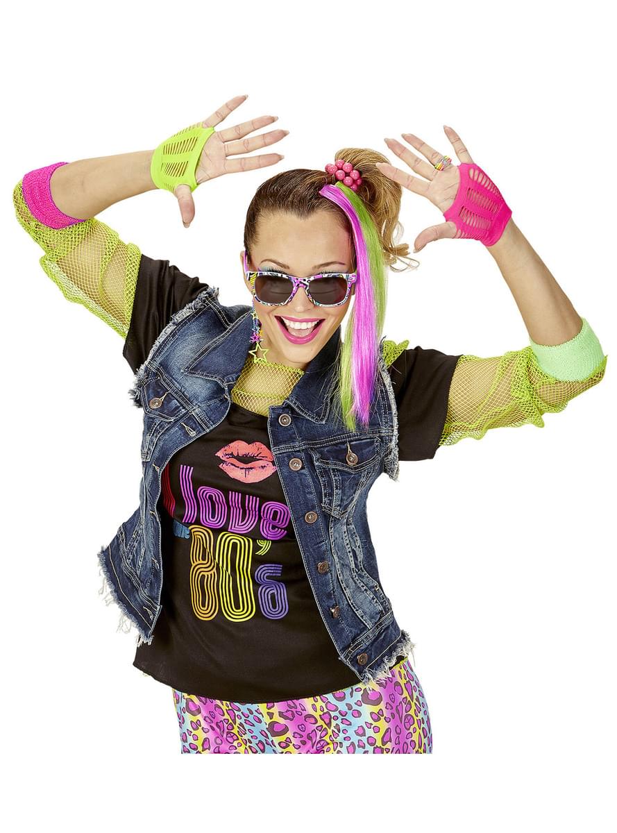 Girls 80s costume kit | Funidelia